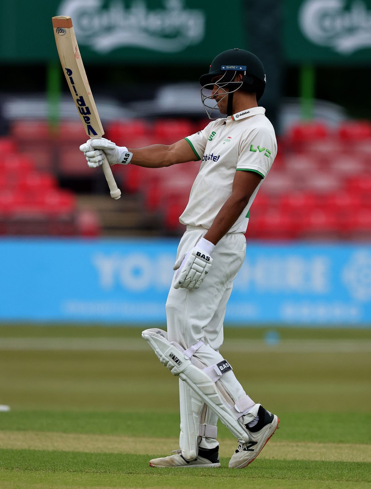 Ben Mike acknowledges the applause for his half-century | ESPNcricinfo.com