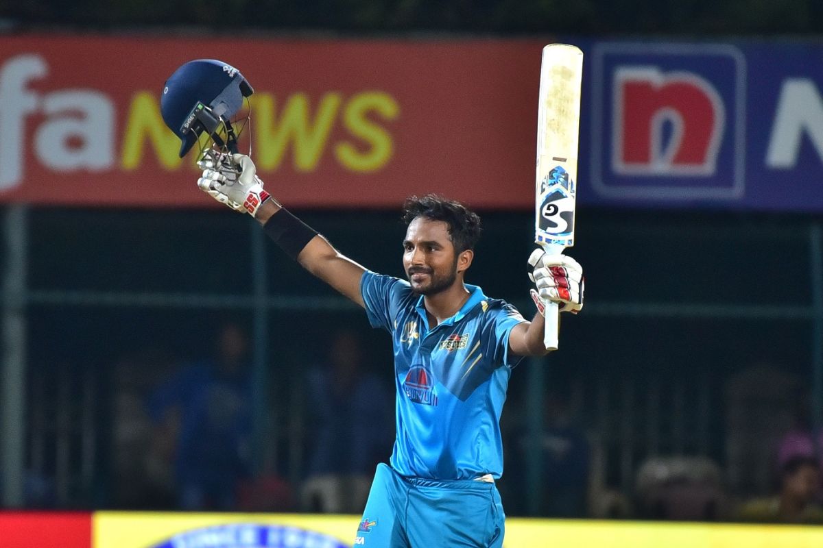 Rohan Patil scored the first century in Maharaja T20 Trophy history to ...