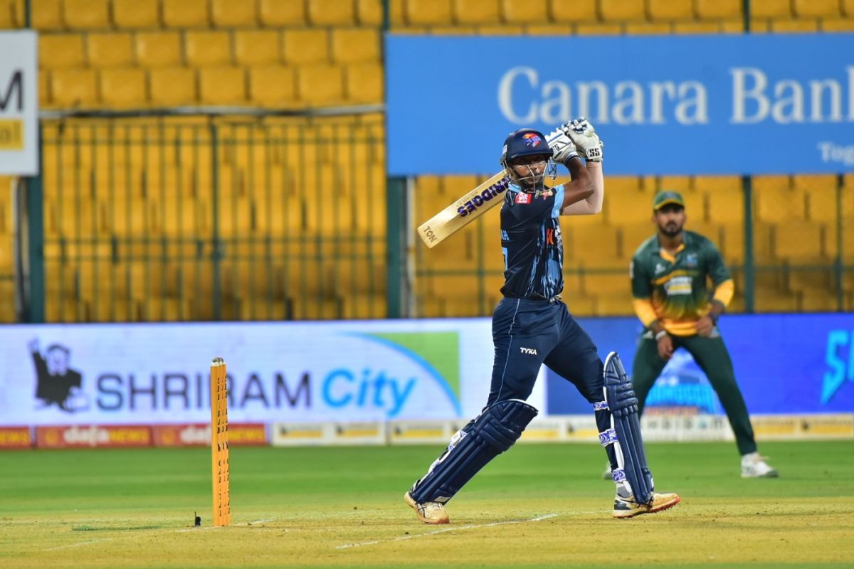 Chethan LR sends one down the ground | ESPNcricinfo.com