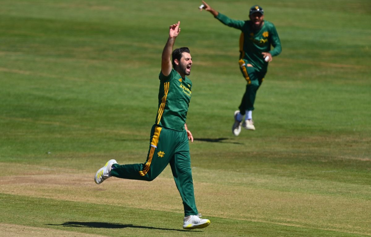 Brett Hutton was in the wickets once more for Nottinghamshire ...