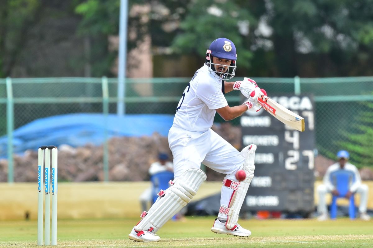 Priyank Panchal steers one through the off side | ESPNcricinfo.com