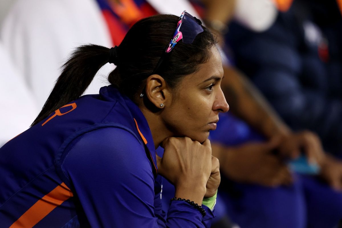 Harmanpreet Kaur looks on | ESPNcricinfo.com