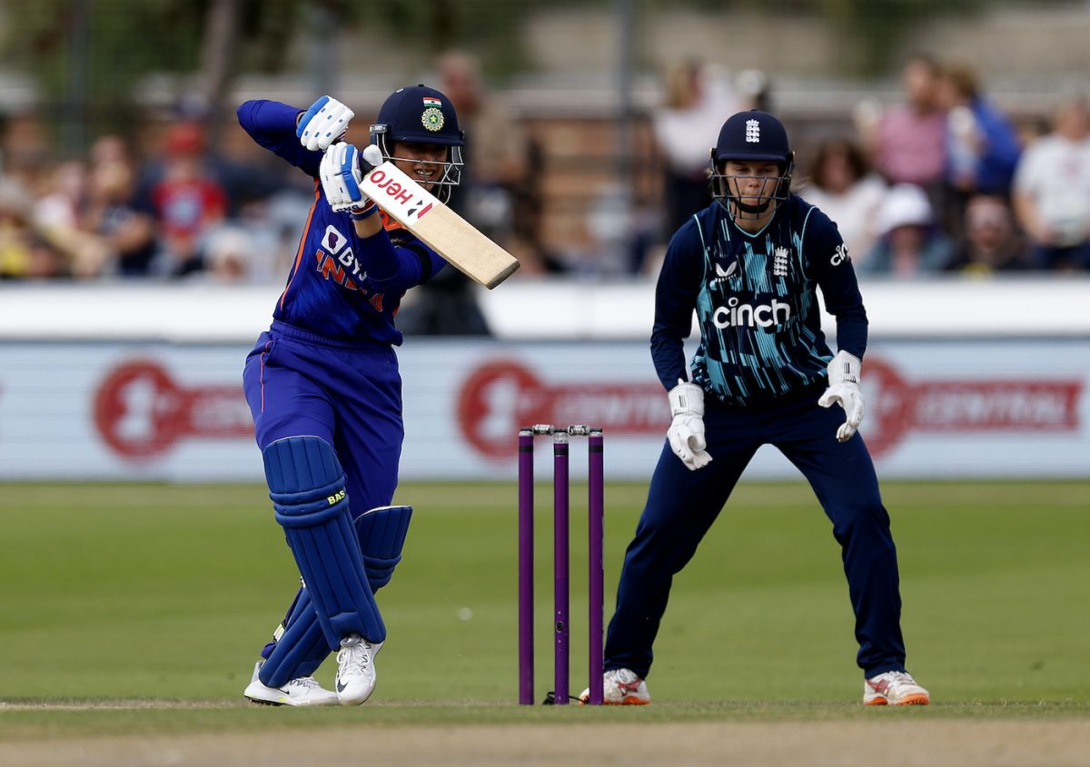 Smriti Mandhana plays the cover drive | ESPNcricinfo.com