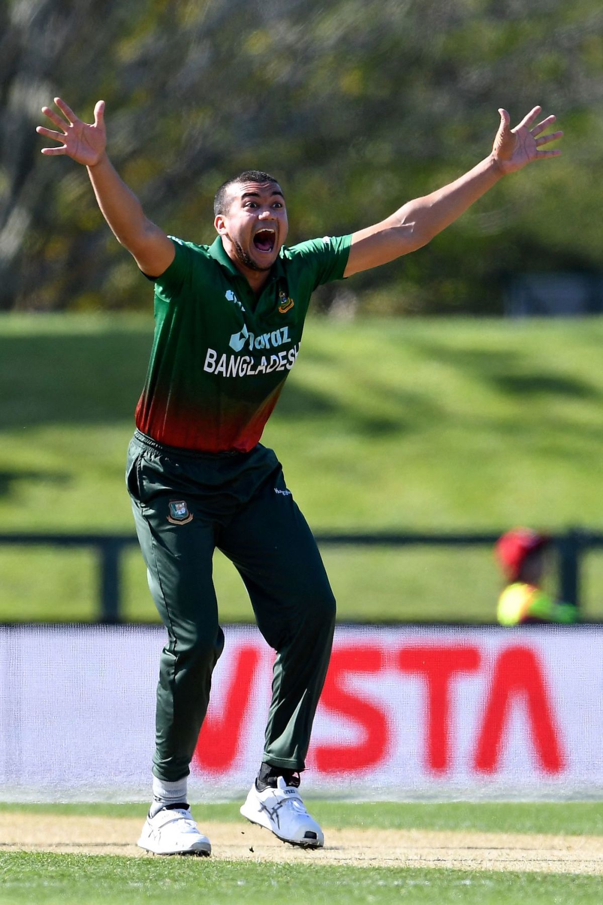 Taskin Ahmed picked up two wickets and went for just 25 in his four ...