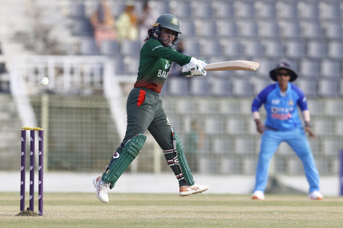 Nigar Sultana was the lone ranger for Bangladesh with the bat ...