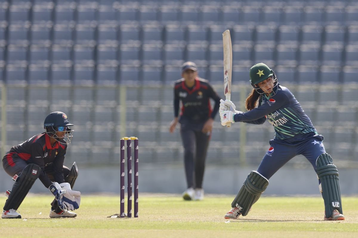 Aliya Riaz struck her maiden T20I fifty | ESPNcricinfo.com