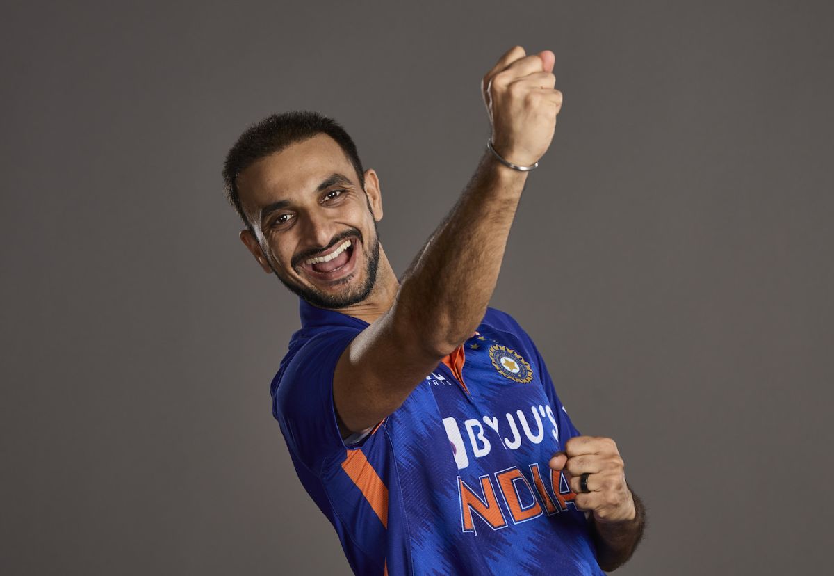 Harshal Patel at a portrait session | ESPNcricinfo.com