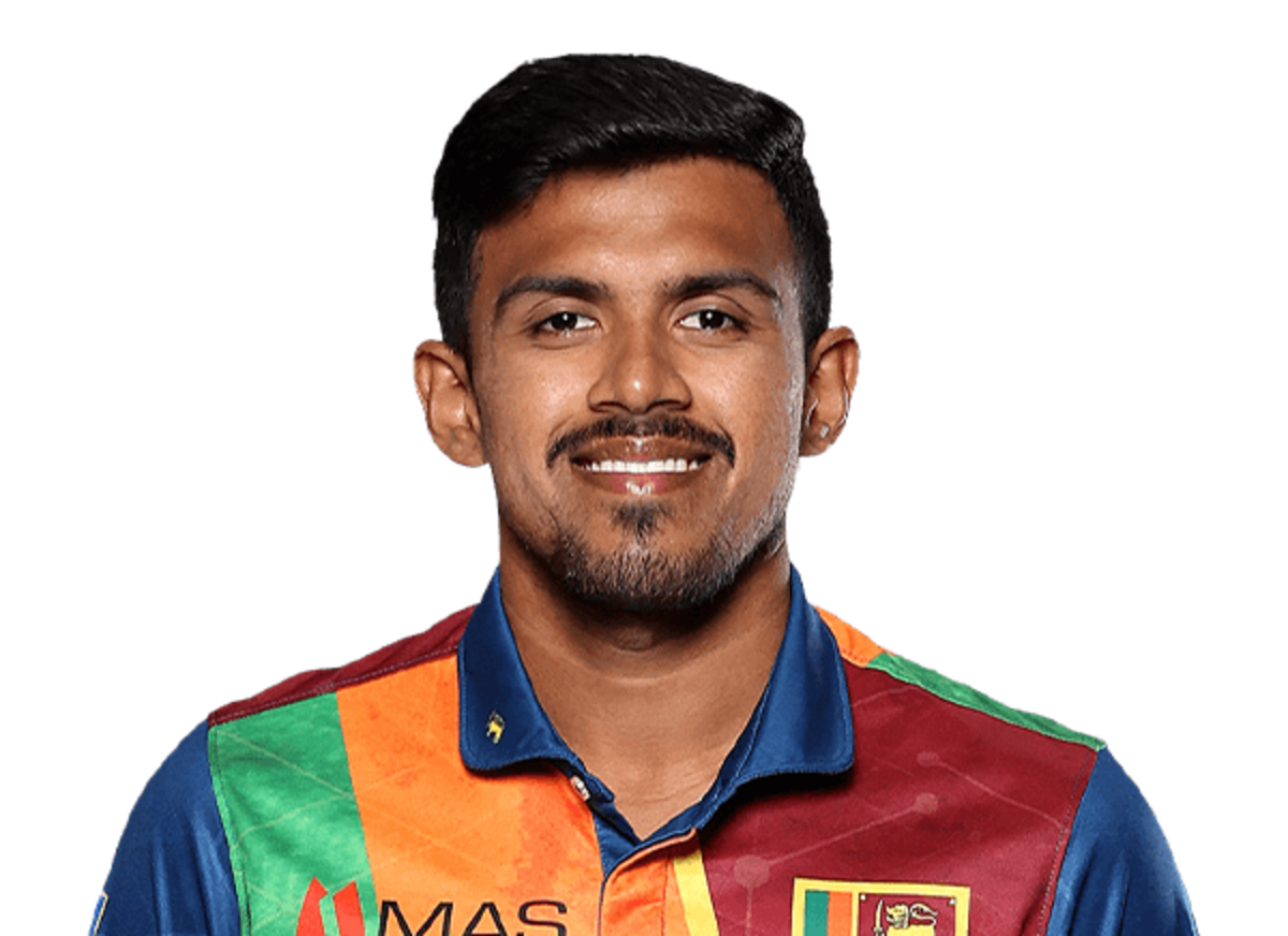 Maheesh Theekshana, player page headshot cutout 2022 | ESPNcricinfo.com