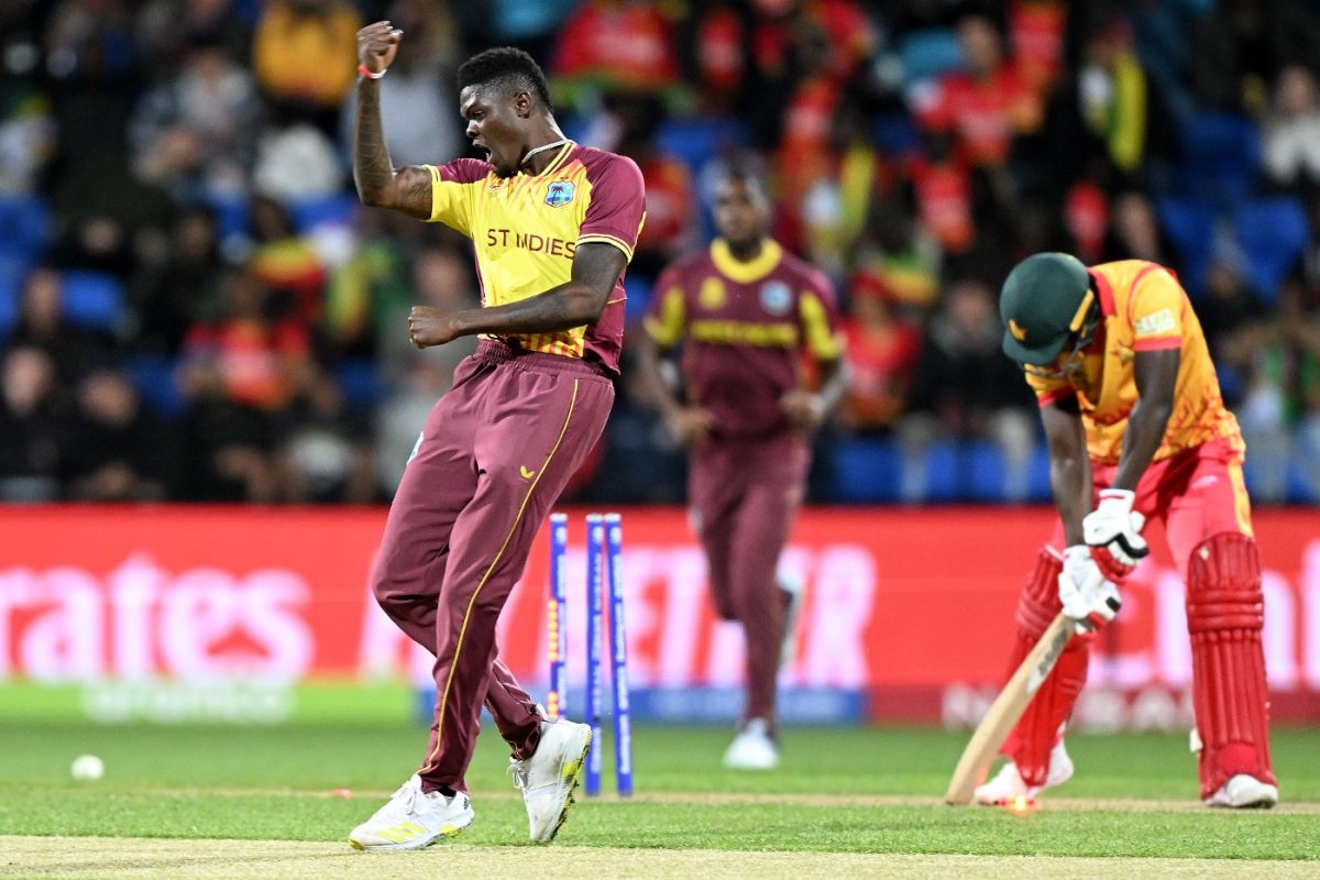 Alzarri Joseph bowled Tony Munyonga with a 90mph yorker | ESPNcricinfo.com