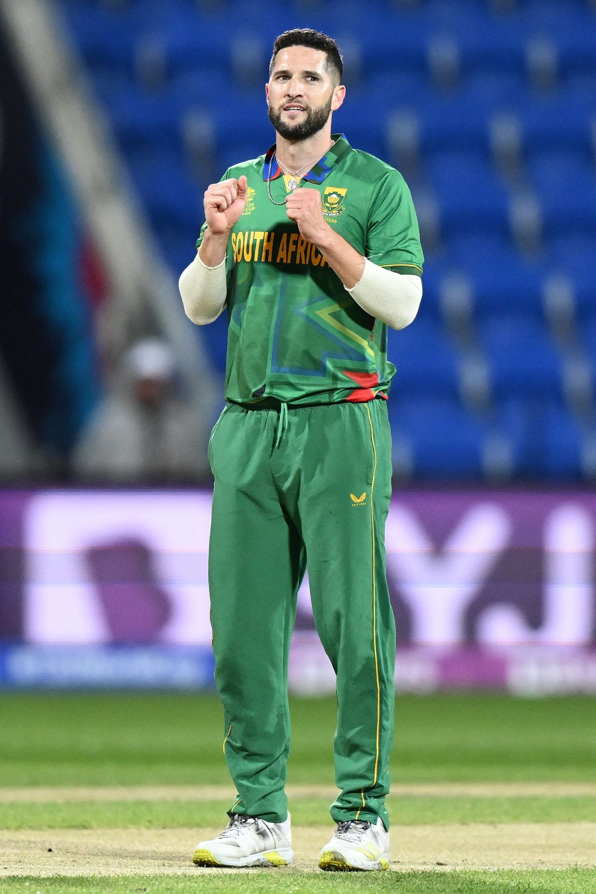 Wayne Parnell is all smiles after sending back Craig Ervine early ...