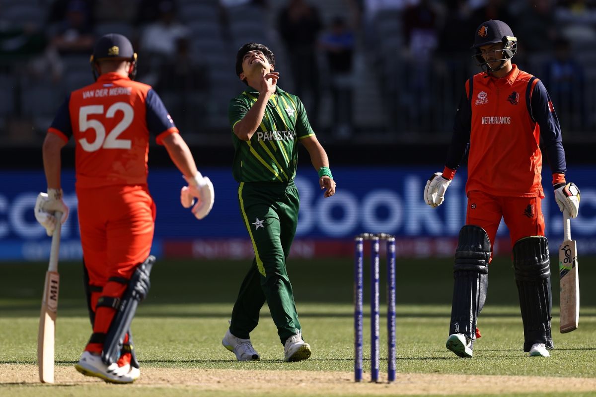 Shaheen Afridi looks on | ESPNcricinfo.com