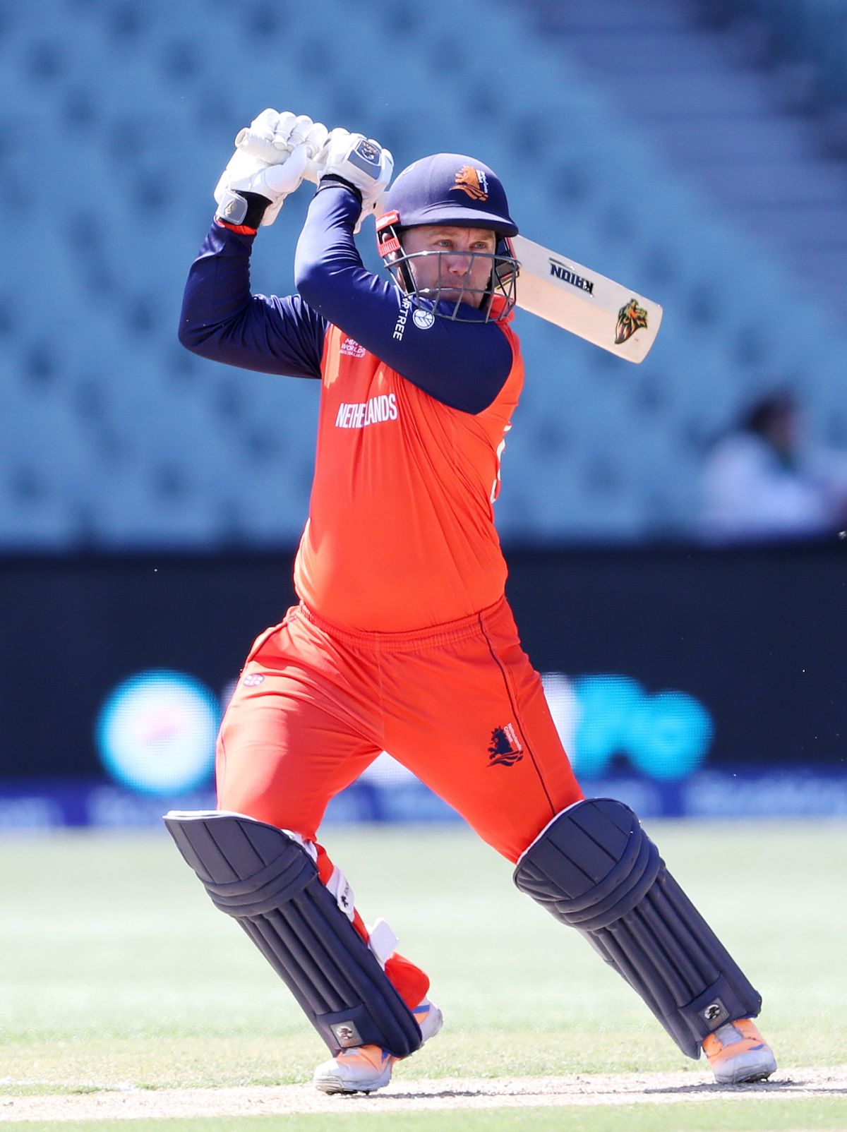 Stephan Myburgh was the more enterprising of the two openers ...