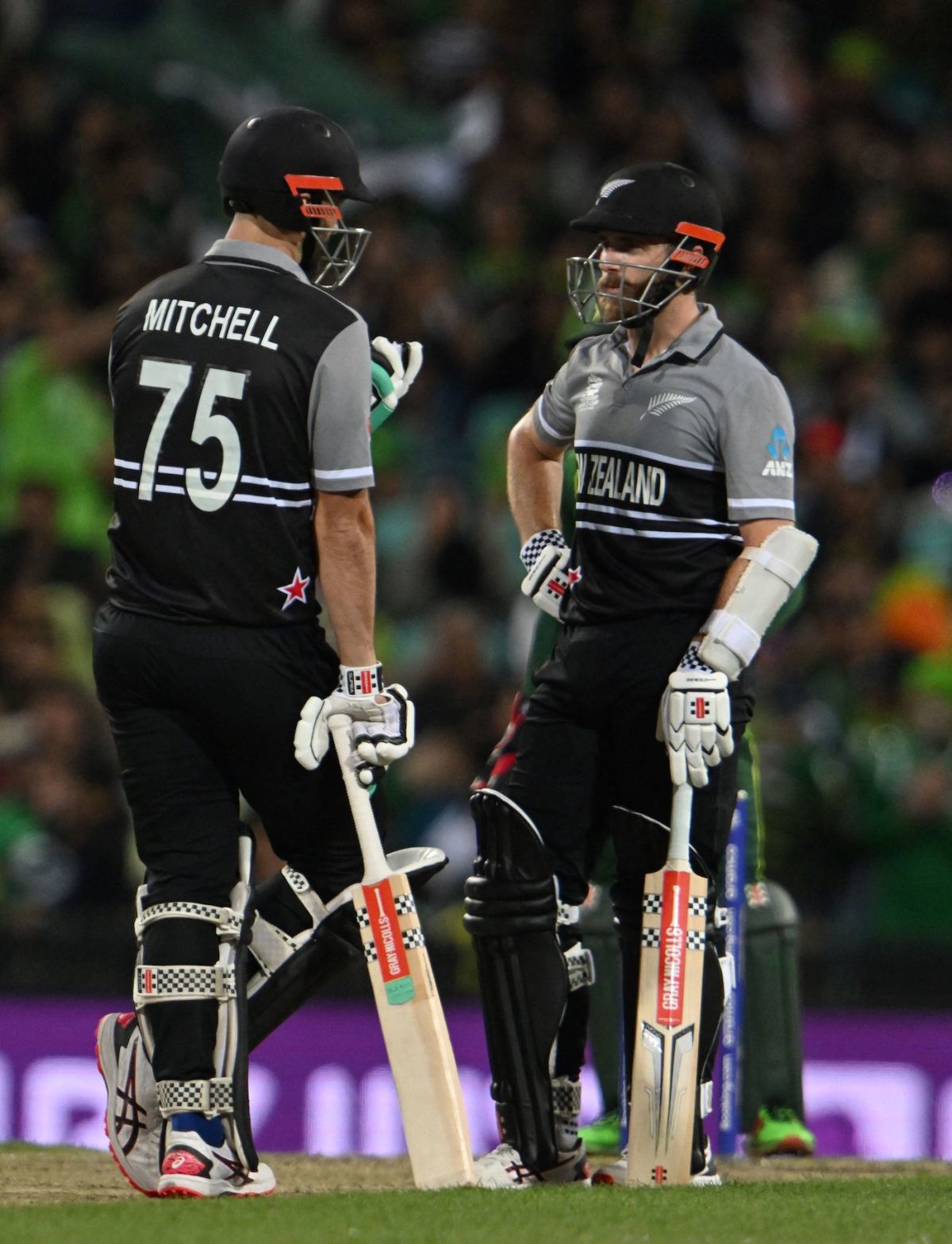 Daryl Mitchell and Kane Williamson put the innings on track after the ...