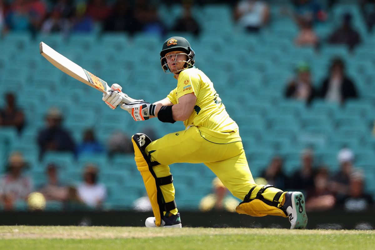 Steven Smith gets down to paddle a sweep | ESPNcricinfo.com