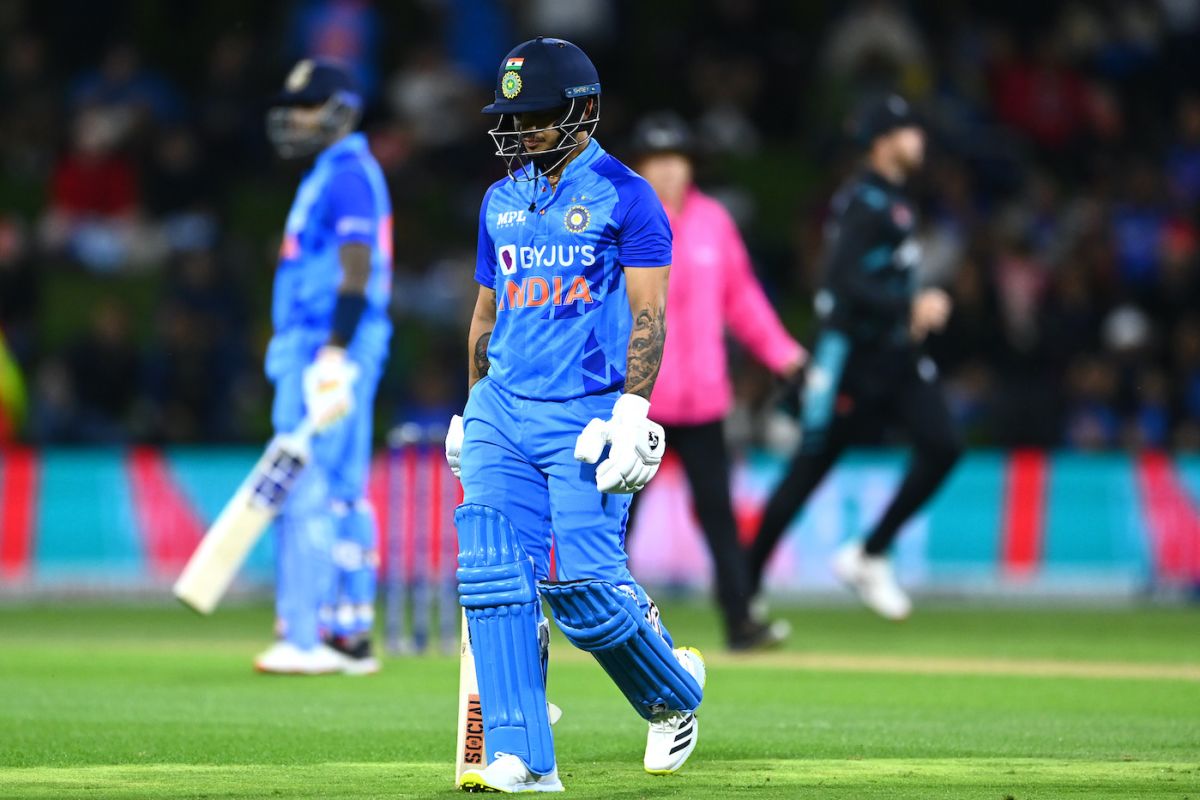 Shreyas Iyer went too far deep in his crease and trodded onto the ...