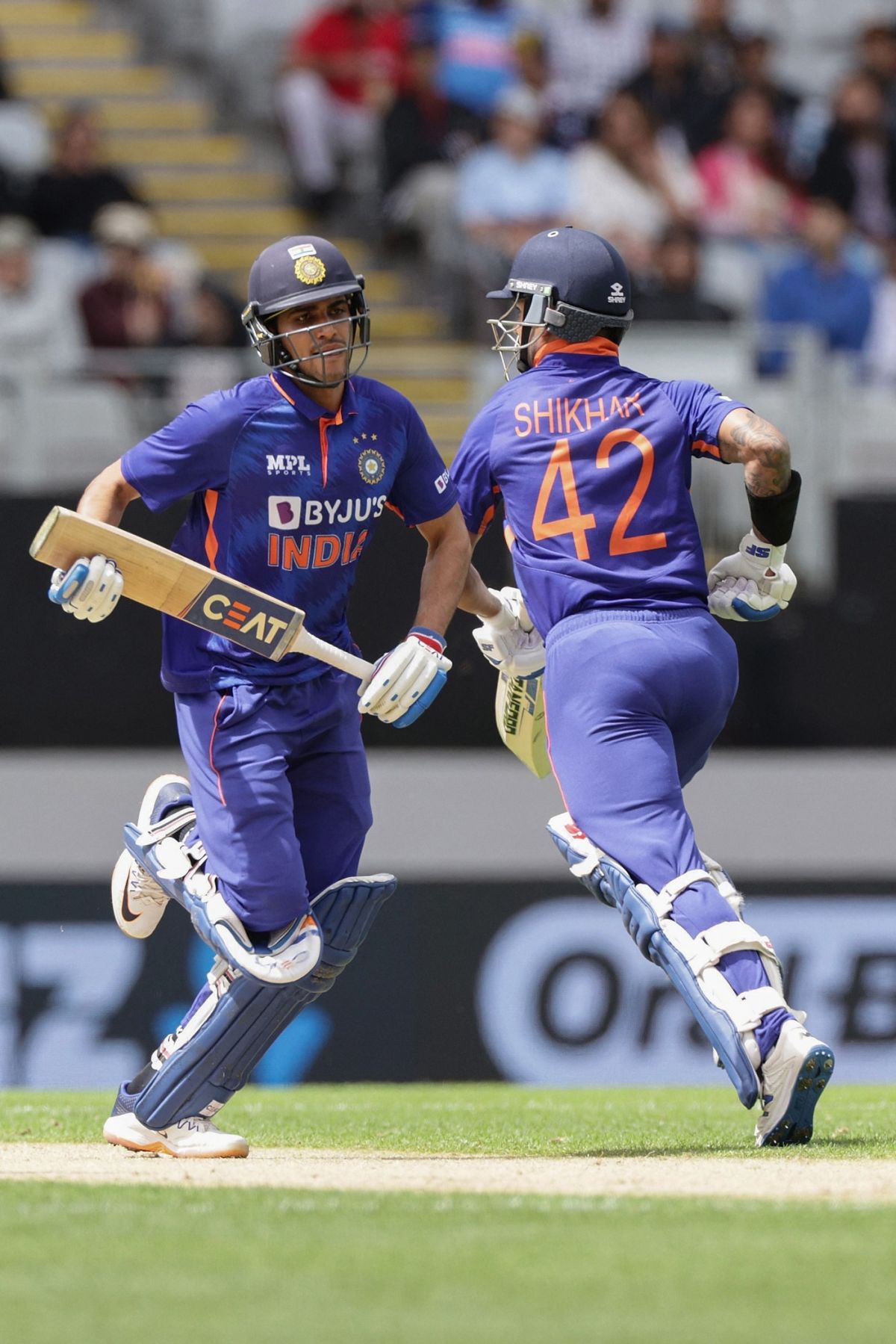 Shikhar Dhawan and Shubman Gill put on a century opening stand ...