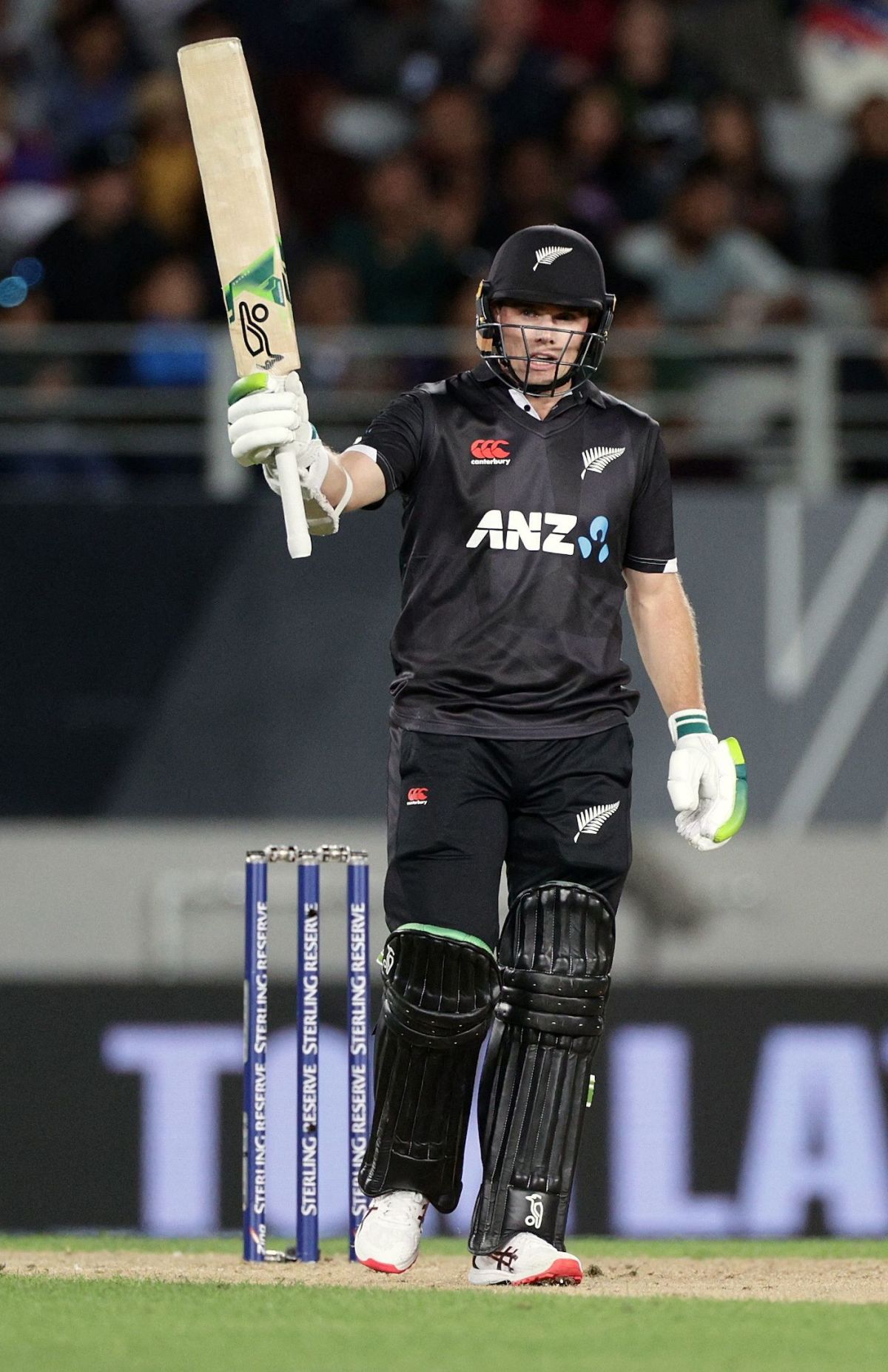 Tom Latham looked mostly untroubled as he got to a 51-ball half-century ...