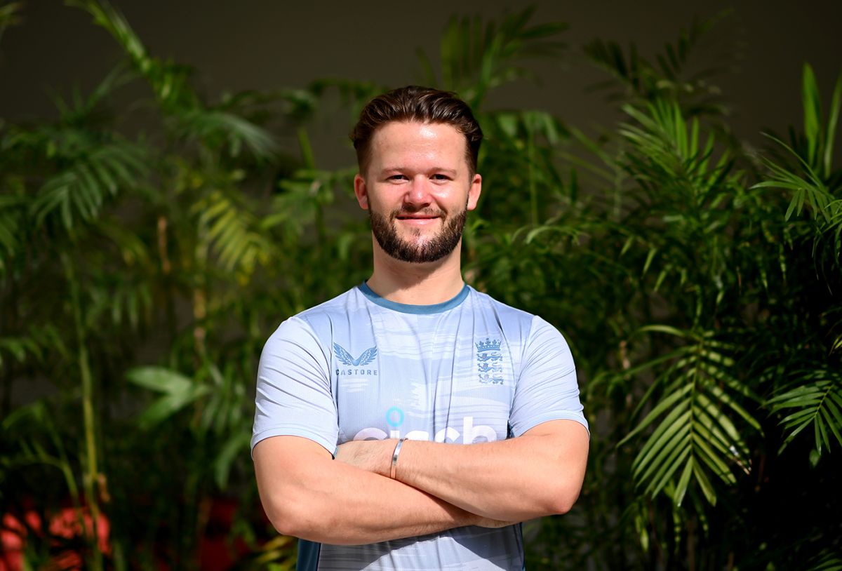 Ben Duckett poses for a headshot at the Pearl Continental Hotel in ...