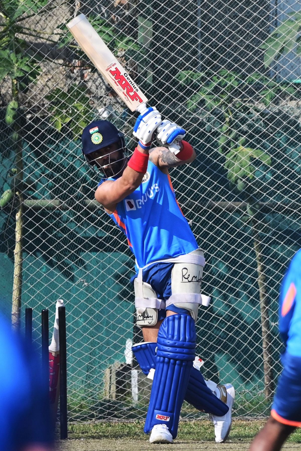 Virat Kohli Practises An Aggressive Shot Espncricinfo