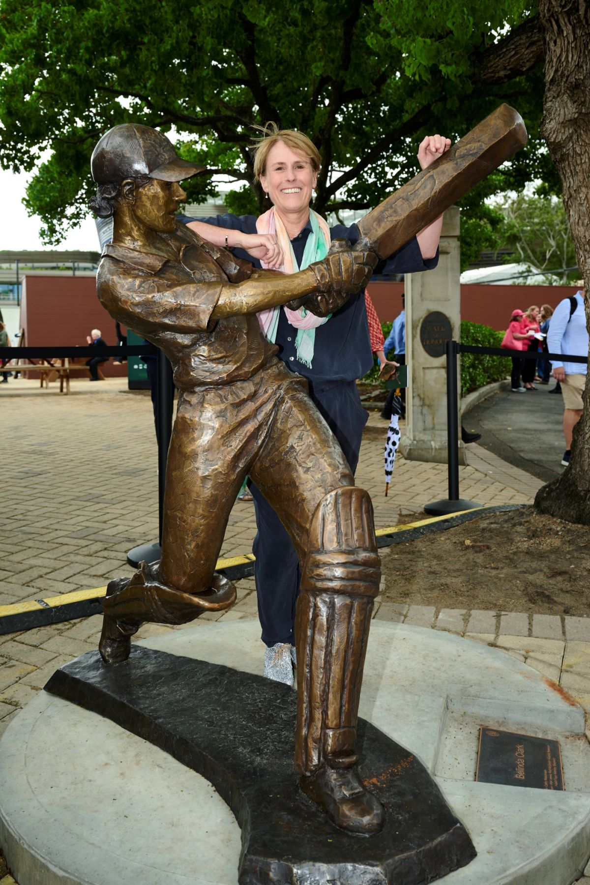 Belinda Clark's statue at the SCG is the first of a female cricketer ...