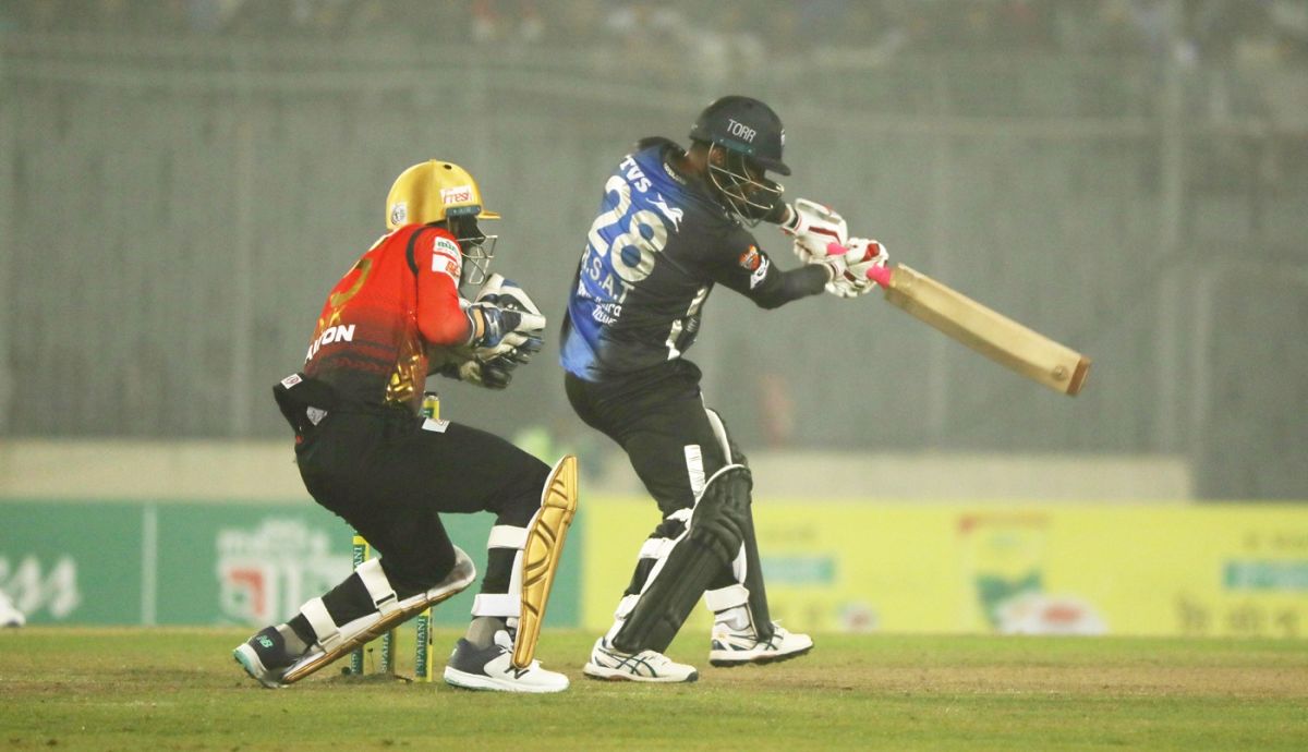 Rony Talukdar and Mohammad Naim added a rapid 84 for the opening wicket ...