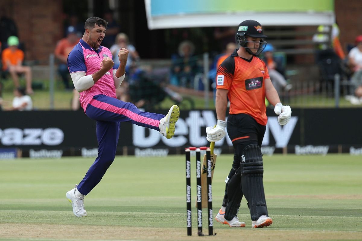 Evan Jones celebrates a wicket | ESPNcricinfo.com