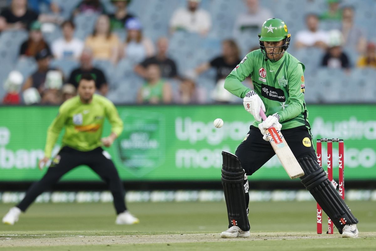 Thomas Rogers held one end up with wickets falling at the other end ...