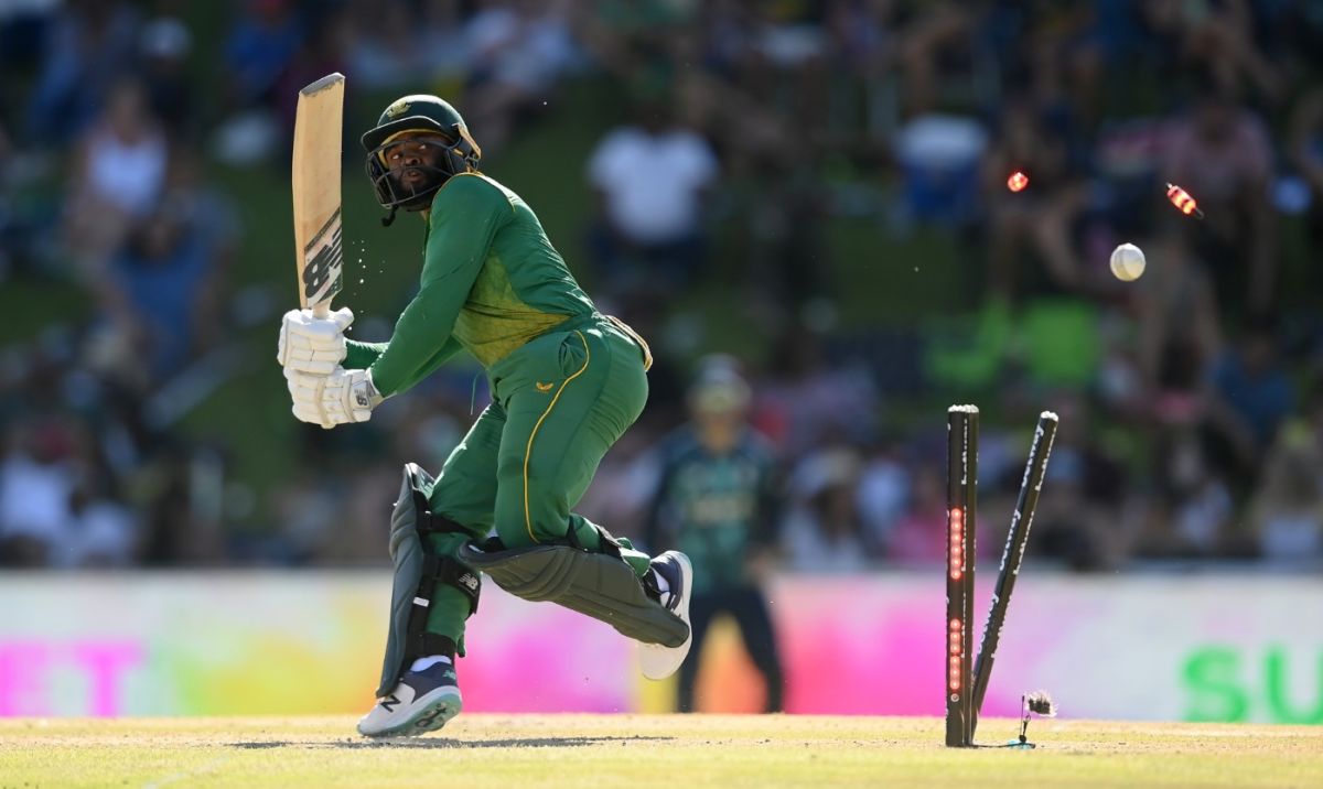 Temba Bavuma played on to his own stumps to fall for 109 | ESPNcricinfo.com
