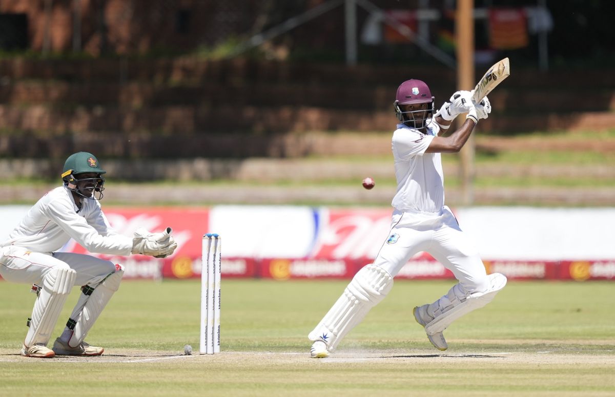 Kraigg Brathwaite plays the cut | ESPNcricinfo.com