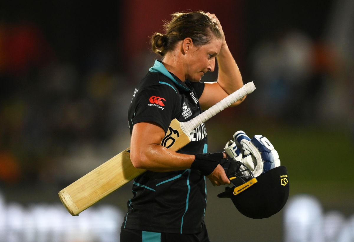 Sophie Devine cut a disconsolate figure after New Zealand's latest ...