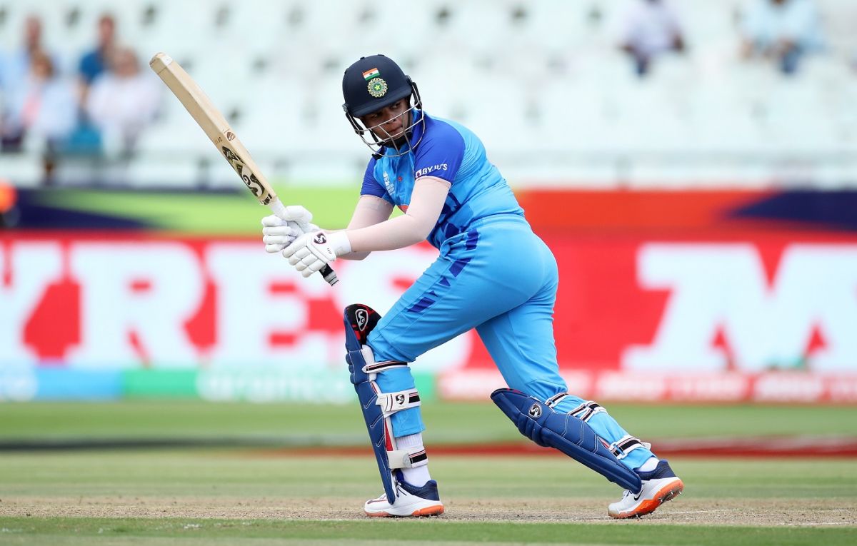 Shafali Verma was quick off the blocks even as India lost Smriti ...