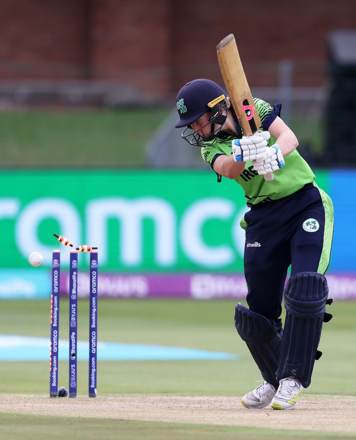 Orla Prendergast was bowled for a duck | ESPNcricinfo.com