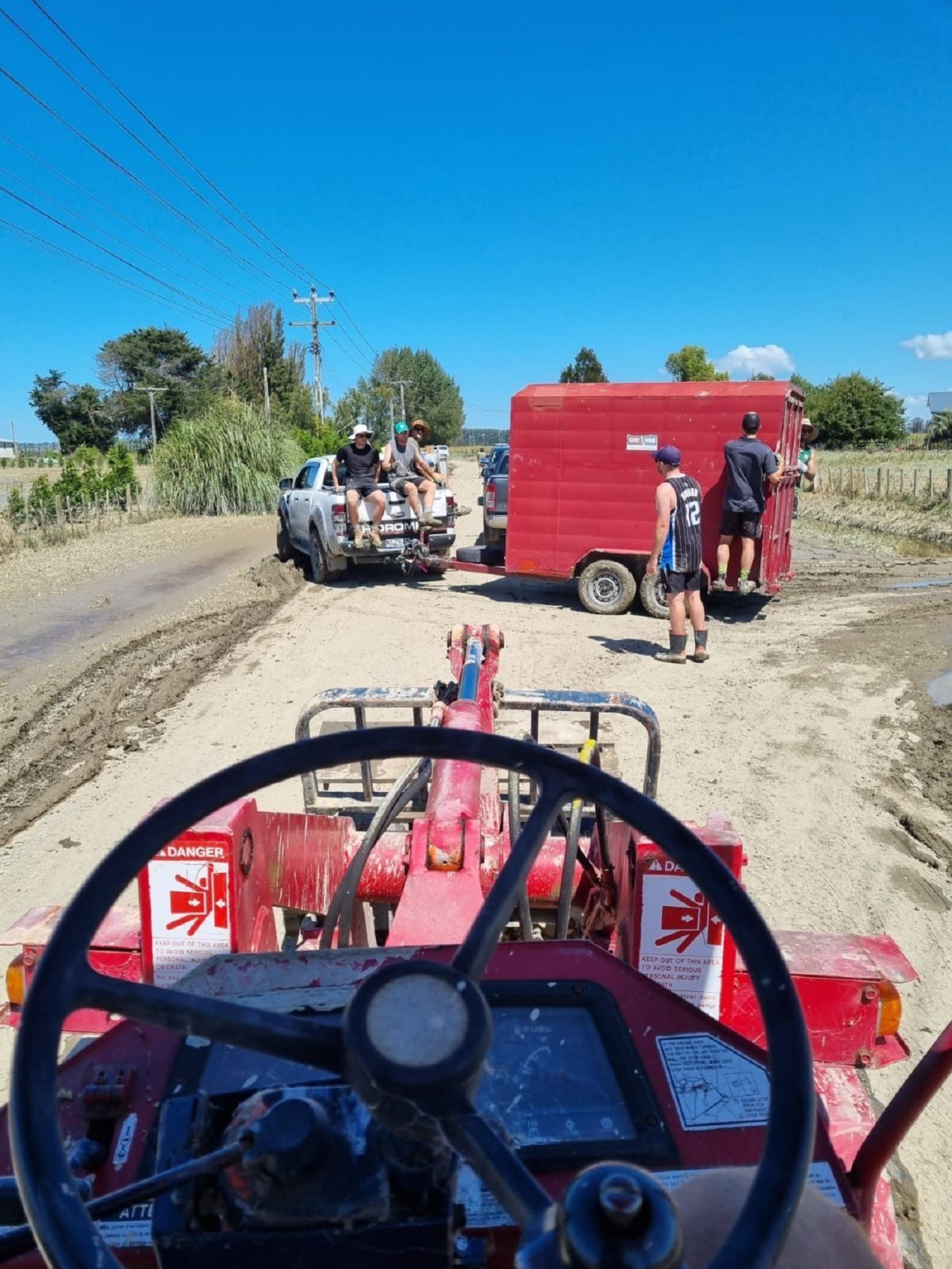 Rescue and repair operations underway following the cyclone ... Rescue and repair operations underway following the cyclone ...