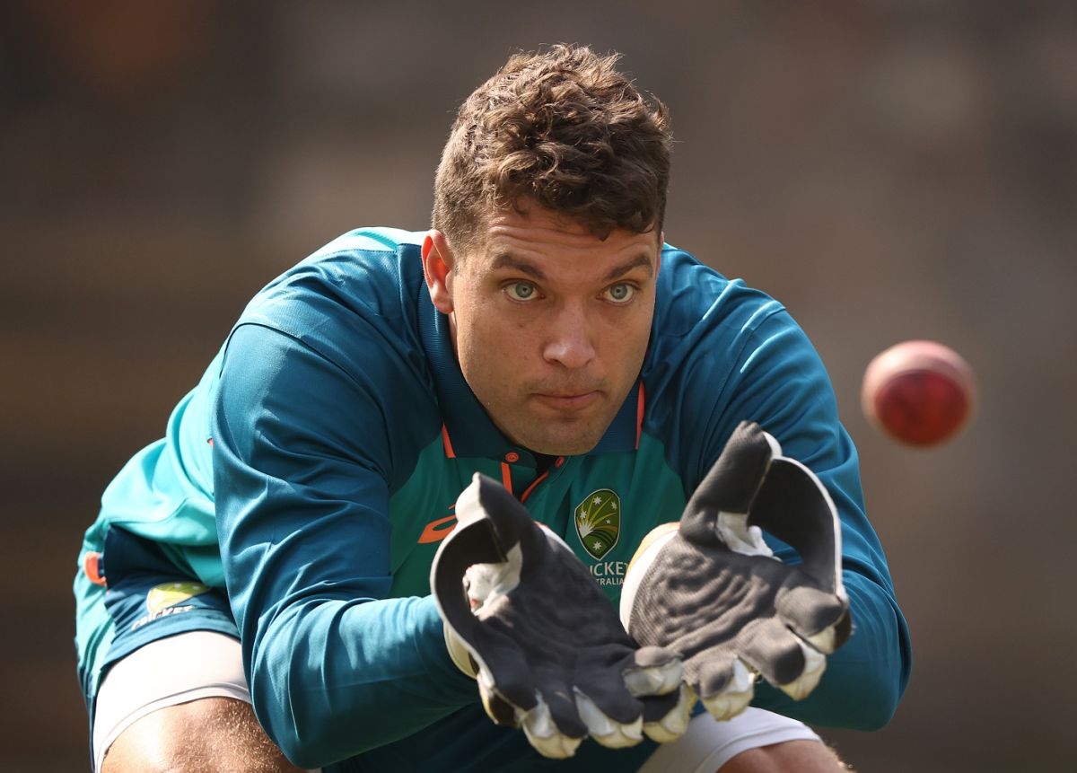 Alex Carey during a training session | ESPNcricinfo.com