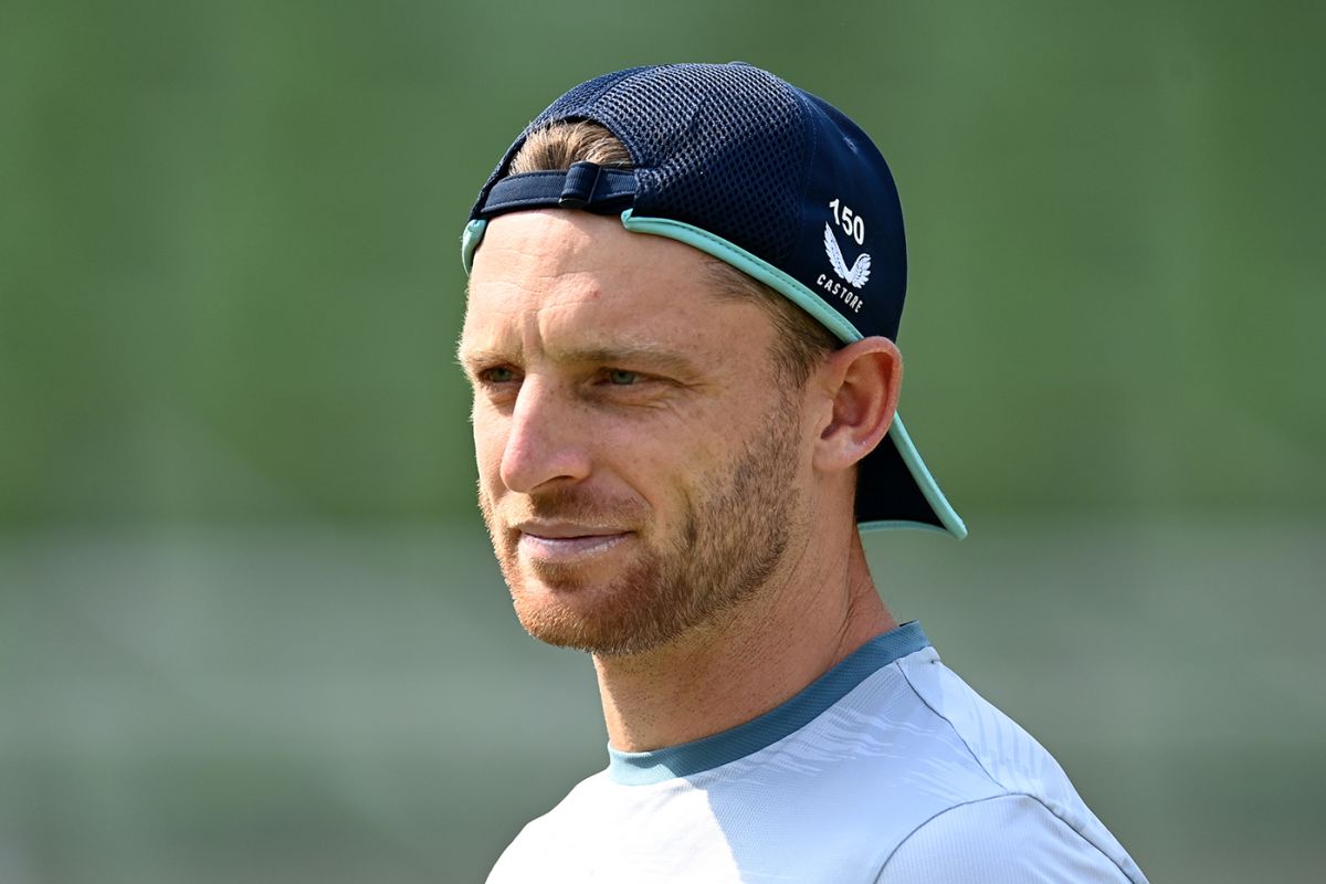 Jos Buttler looks on in training | ESPNcricinfo.com