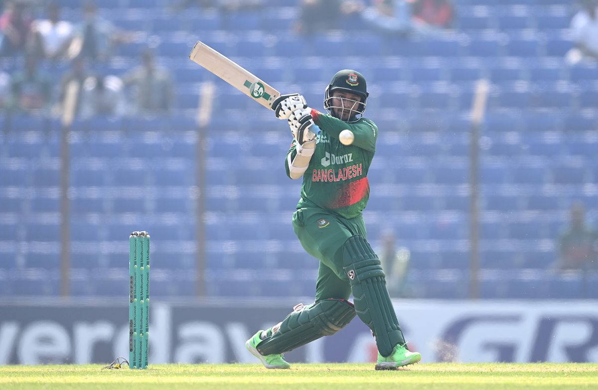 Shakib Al Hasan pulls through the leg side | ESPNcricinfo.com