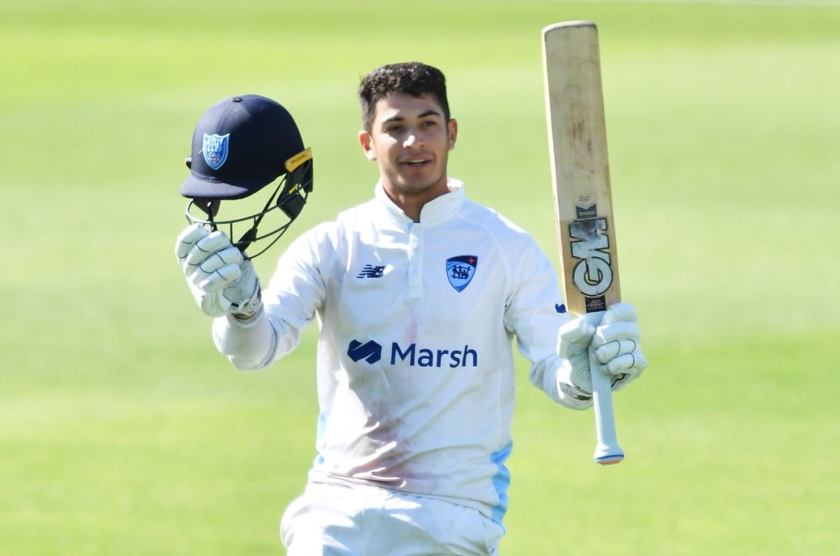 Ryan Hackney celebrates his maiden first-class century | ESPNcricinfo.com