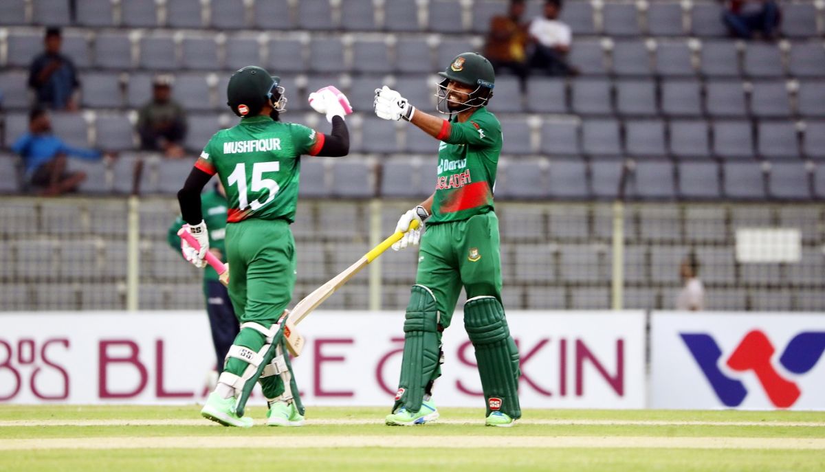 Mushfiqur Rahim and Towhid Hridoy's partnership of 128 took only 78 ...