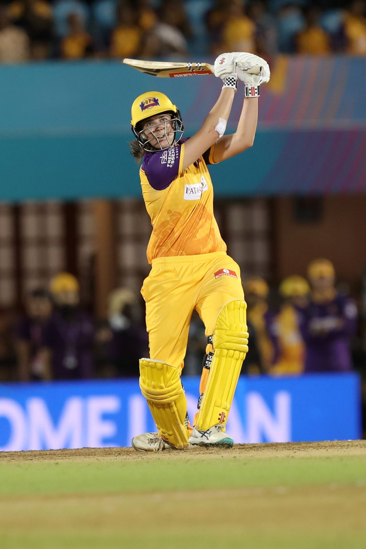 S Yashasri celebrates after removing Shafali Verma | ESPNcricinfo.com