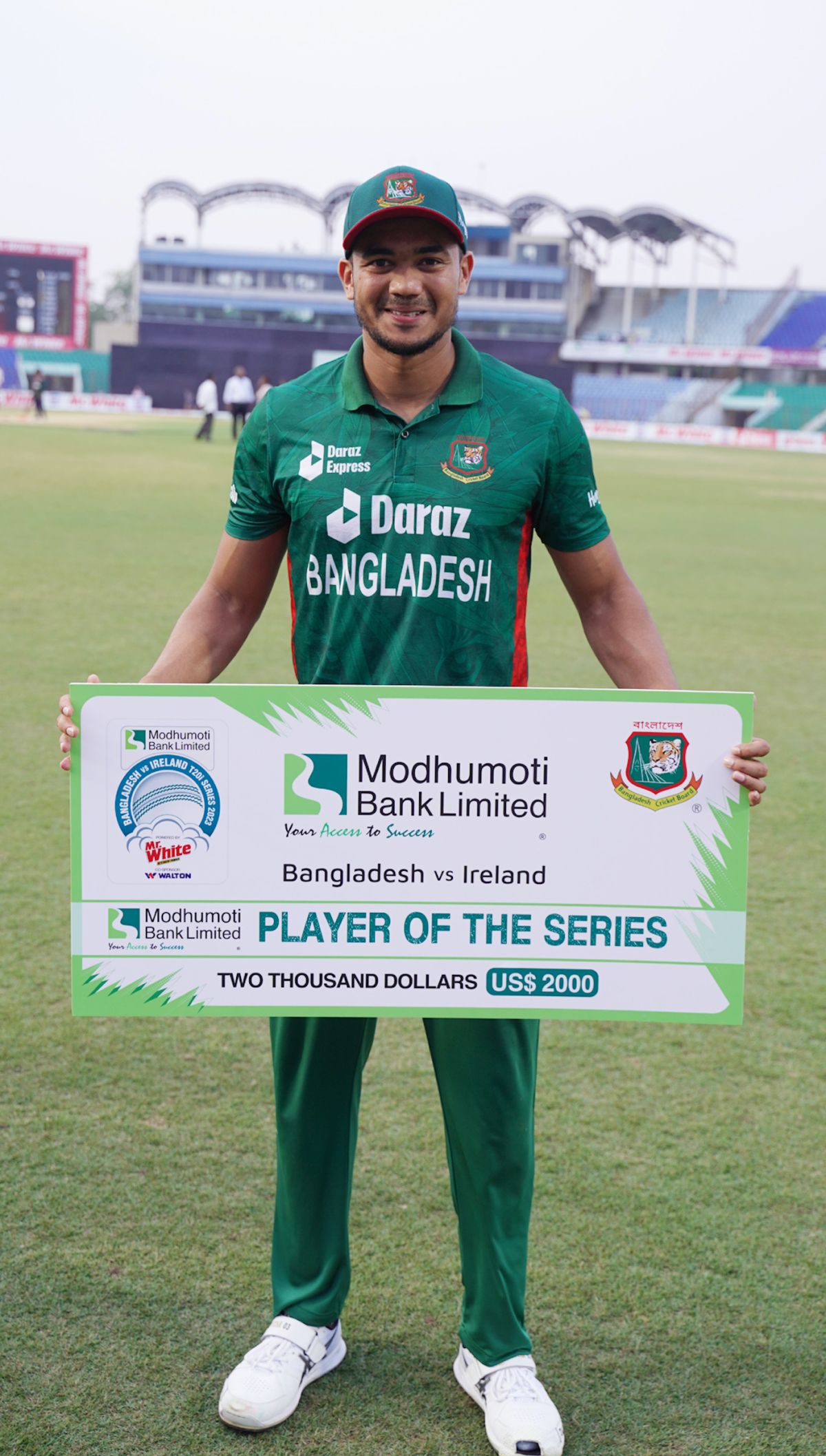 Taskin Ahmed was the player of the series | ESPNcricinfo.com