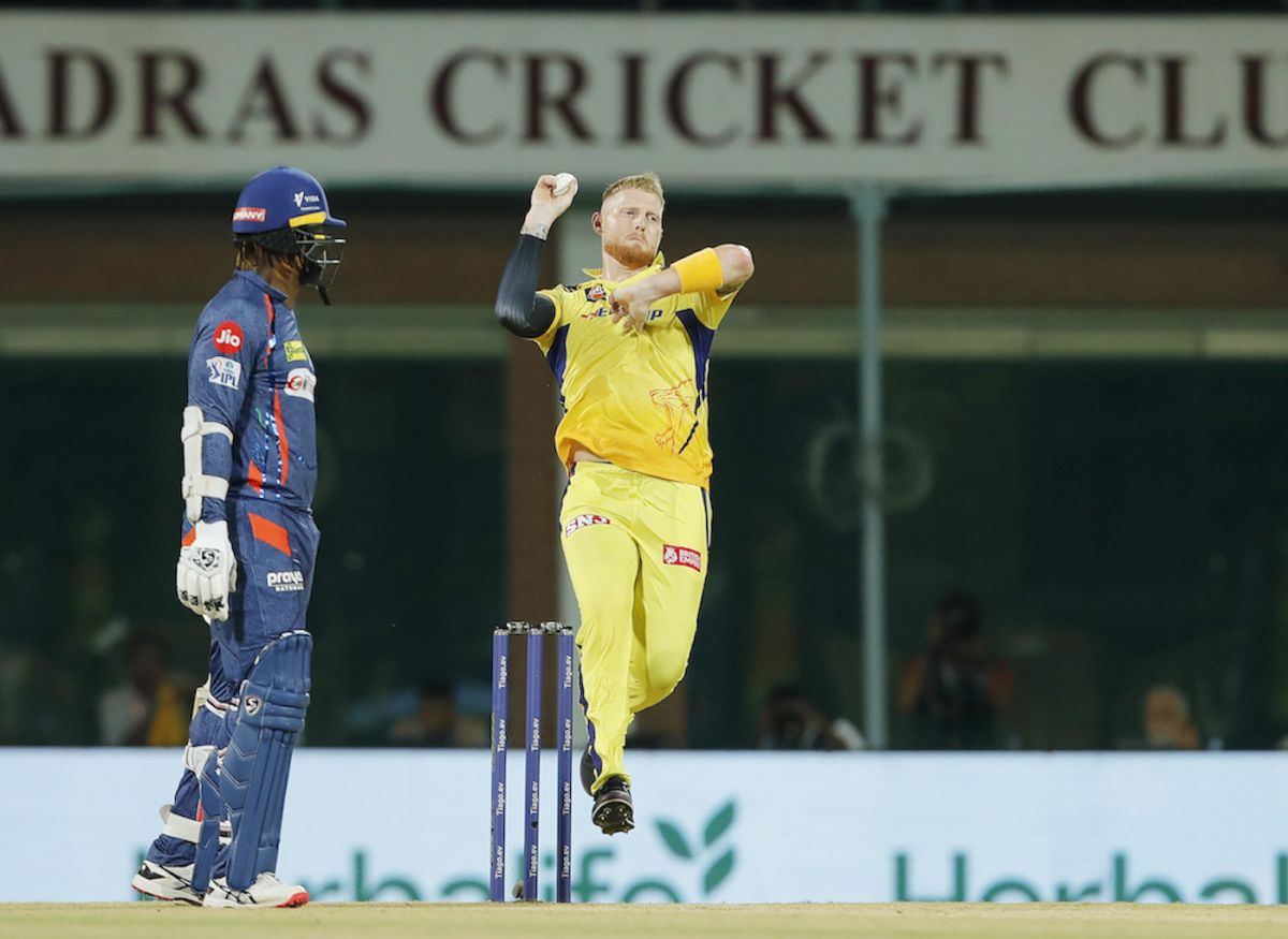 Ben Stokes began to bowl for CSK | ESPNcricinfo.com Ben Stokes began to bowl for CSK | ESPNcricinfo.com