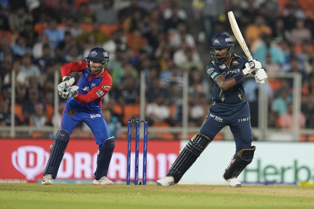 Abhinav Manohar pulls one over deep backward square leg | ESPNcricinfo.com