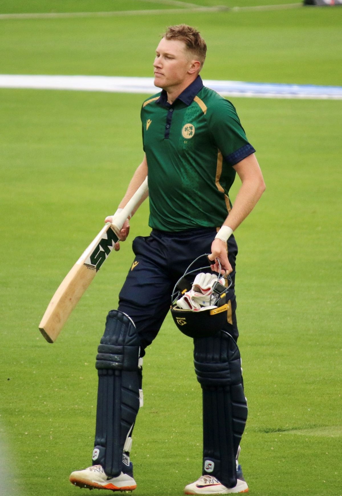 Harry Tector walks back after scoring 140 | ESPNcricinfo.com