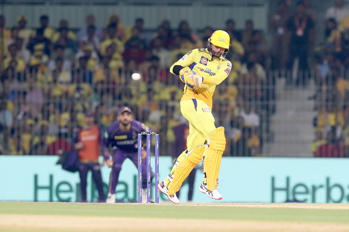 The MS Dhoni fanfare was on full display at the Chepauk | ESPNcricinfo.com