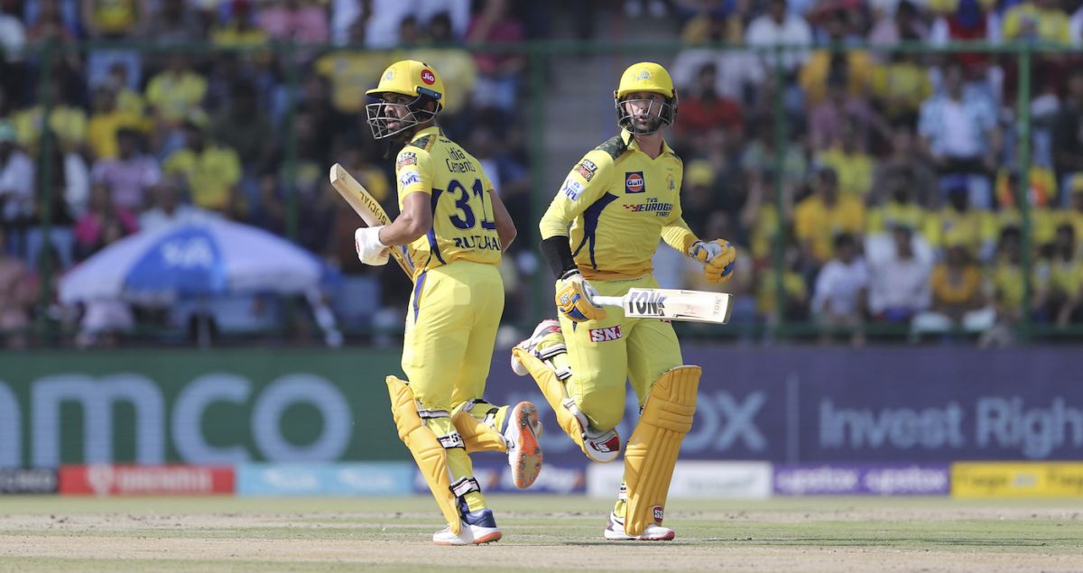Chetan Sakariya finally broke through with Ruturaj Gaikwad's wicket ... Chetan Sakariya finally broke through with Ruturaj Gaikwad's wicket ...