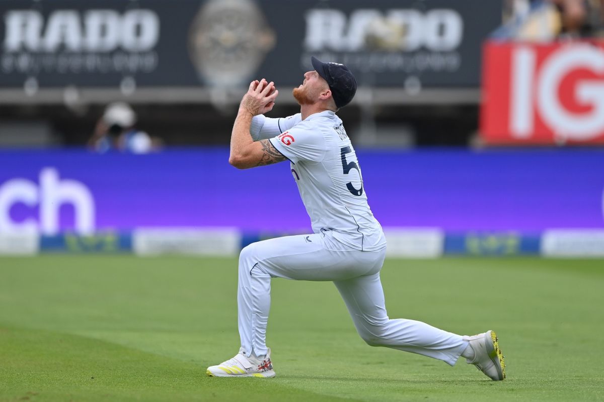 Ben Stokes takes the catch to dismiss Pat Cummins | ESPNcricinfo.com Ben Stokes takes the catch to dismiss Pat Cummins | ESPNcricinfo.com
