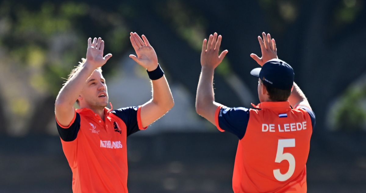 Logan van Beek proved too hot for the Sri Lanka top-order batters to ...