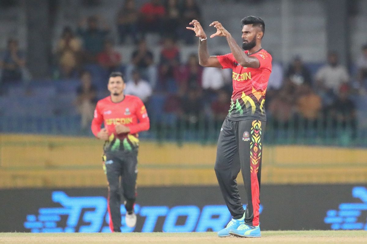 Isuru Udana claimed three wickets as Colombo Strikers were restricted ...