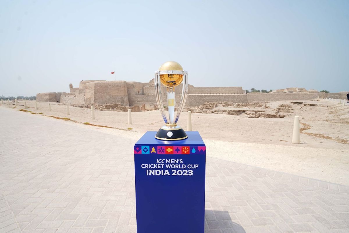 The World Cup trophy reached Bahrain | ESPNcricinfo.com