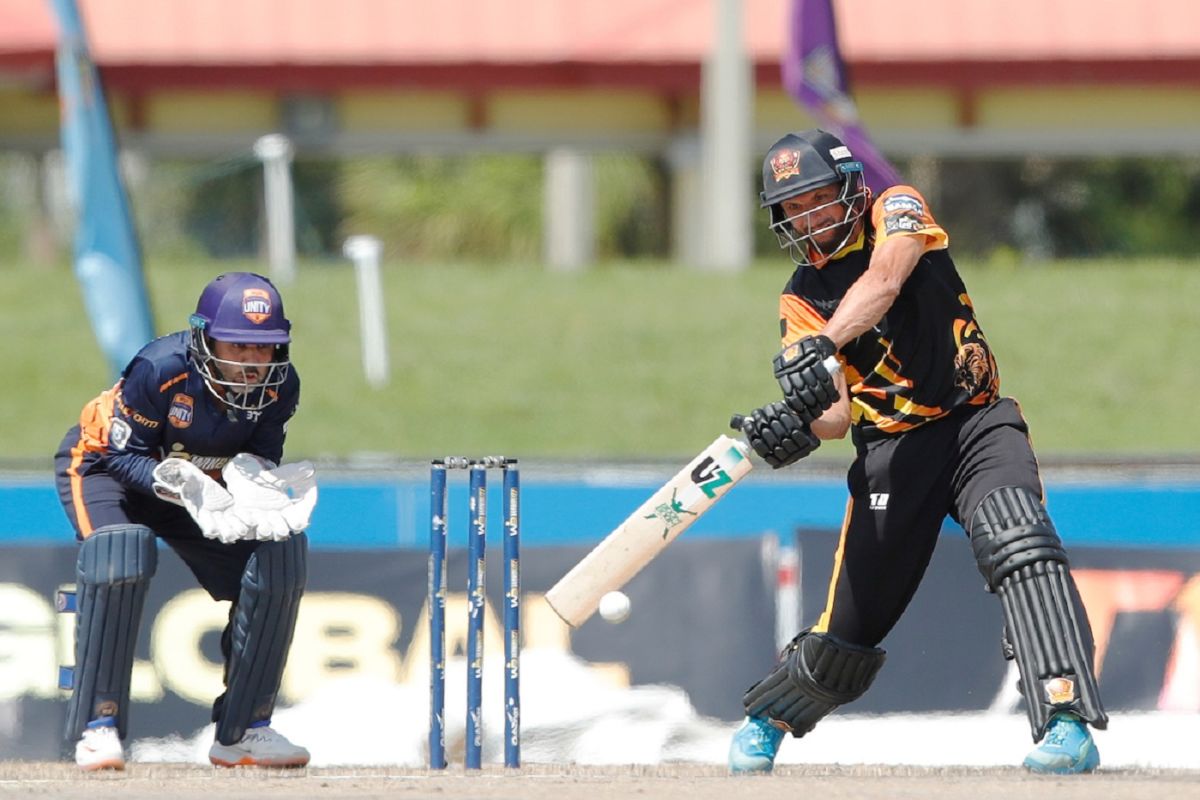 Dipendra Singh Airee loops one up during training | ESPNcricinfo.com